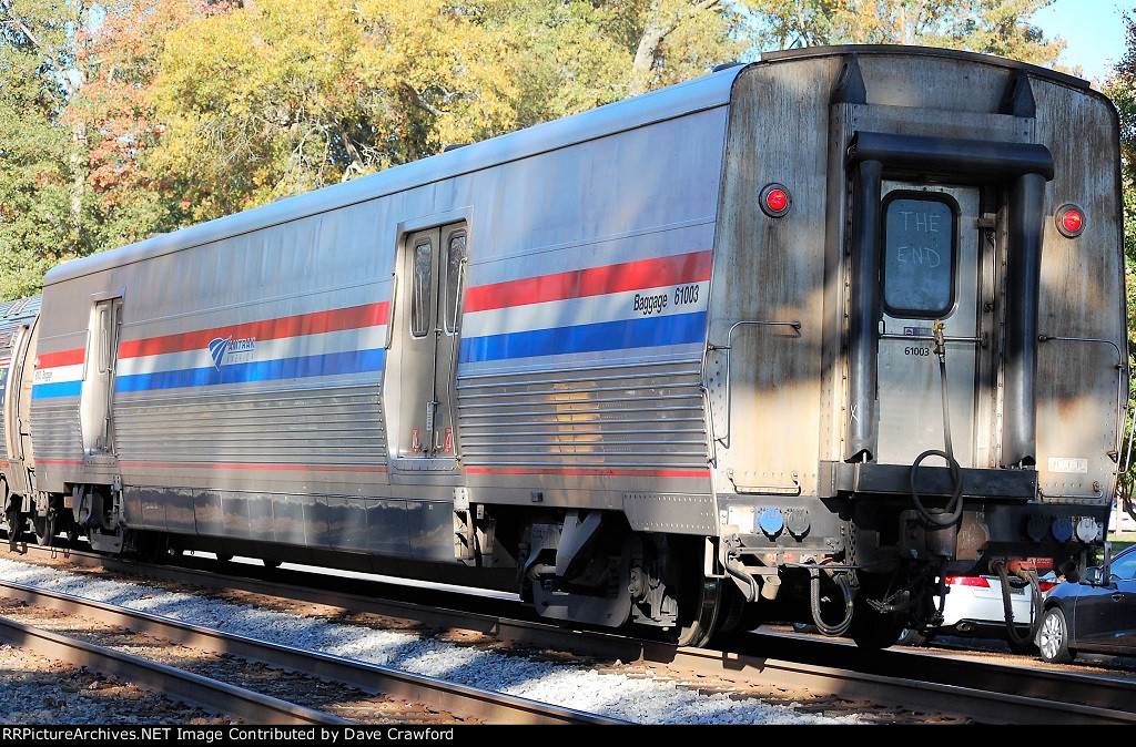 "THE END" Carolinian Train 80